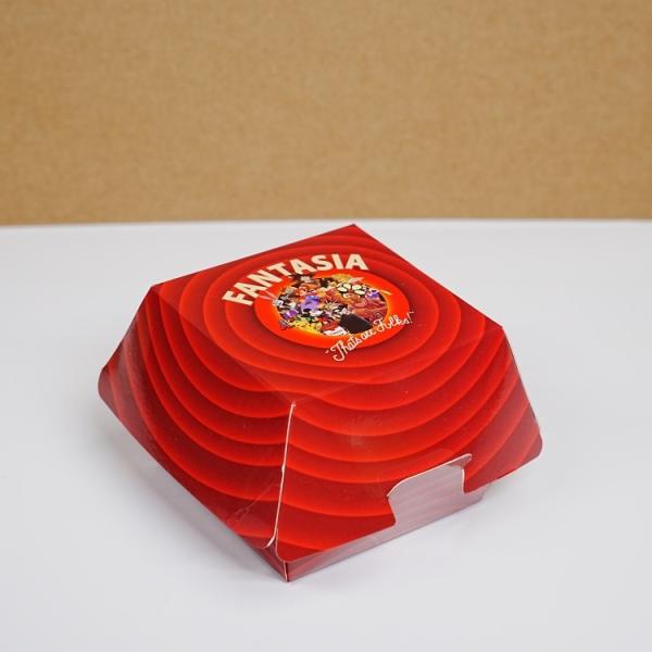 Quality Biodegradable Burger Box Packaging Customized Printing Packaging Cardboard Paper for sale