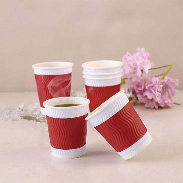 Quality Eco-friendly Customized Disposable Coffee Paper Cup With Biodegradable Water for sale