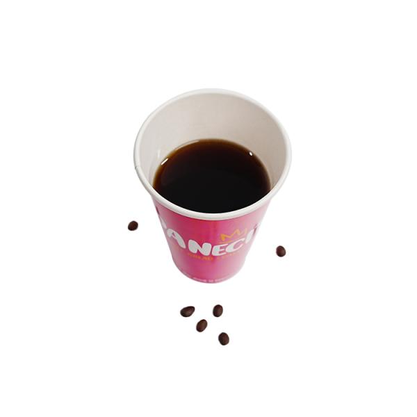 Quality Customized logo disposable double-layer hot drink coffee cup with water-based for sale