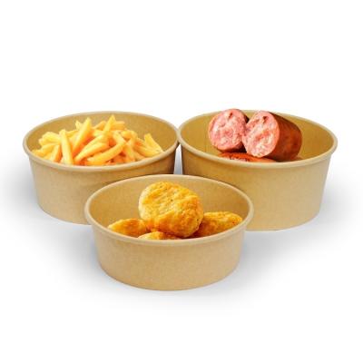 China Compostable sugarcane bagasse paper bowl fast food packaging outer box customization for sale