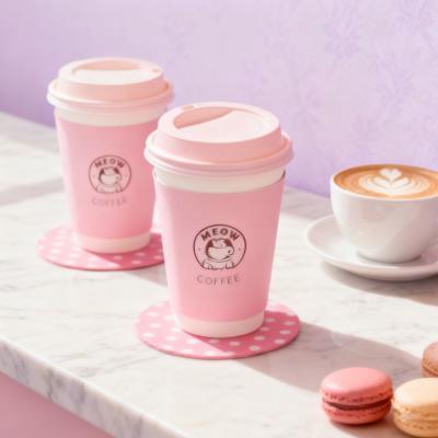 China Disposable paper cup wholesale customized eco-friendly biodegradable food grade coffee paper cup for sale