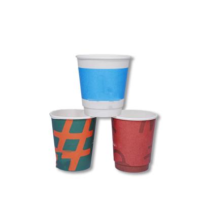 China Wholesale Eco-friendly Biodegradable Customized Size Disposable Coffee Paper Cup for Beverage for sale