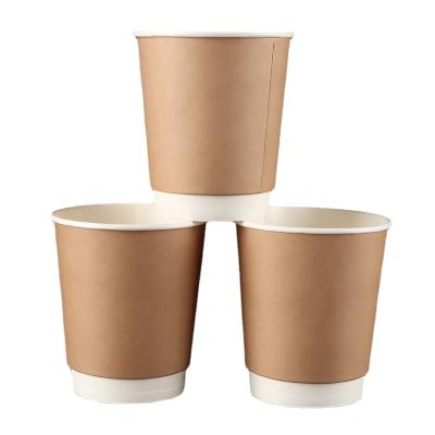 China Wholesale Customized Logo Food Grade Eco-friendly Disposable Coffee Paper Cup for Hot Drinks for sale