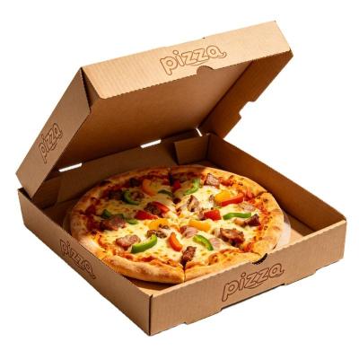 China Wholesale Custom Printed Logo Recyclable Corrugated Paper Pizza Box - Eco-Friendly Food Packaging for sale