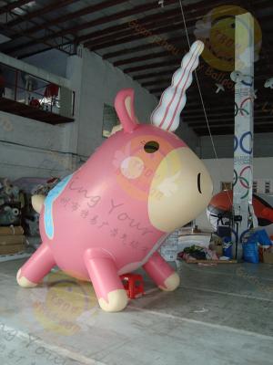 China Aantrekkelijke Grote Opblaasbare Eenhoorn, Aangepaste Duurzame Eenhoornballon Te koop