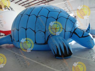 Cina L'abitudine blu di stampa di Digital ha modellato i palloni con forma della tartaruga fatta dal PVC di 0.18mm per gli eventi SHA-16 in vendita