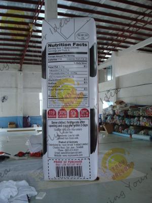 China Weather Resistant Inflatable Product Replicas Milk Packaging OEM Service for sale