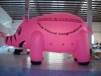 Cina Inflatable Lighting 3 Meters Custom Shaped Balloons 0.25mm PVC Material in vendita