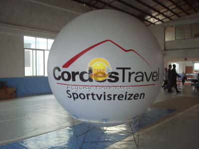 중국 쌍방 디지털 방식으로 인쇄 옥외 광고를 위한 내화성이 있는 헬륨 구체 풍선 판매용