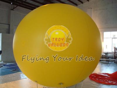 China Big Yellow Inflatable Advertising Balloon with Full digital printing for Sporting events for sale
