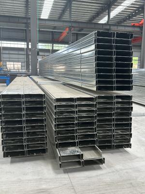 China Galvanized C Section Steel Q235 Q345 Grade Strong Impact Resistance Structural Framing for sale