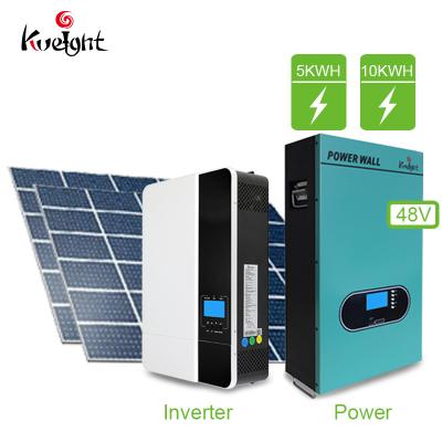 Cina famiglia dei sistemi di batteria al litio 100Ah 5kwh fuori dall'invertitore del sistema solare di griglia in vendita