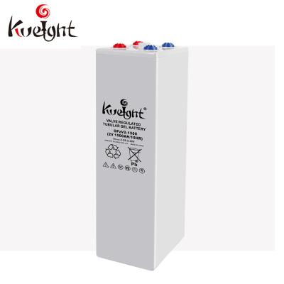 Cina Batteria tubolare 1500ah 2v di Vrla del gel di Opzv per il sistema di batterie del pannello solare in vendita