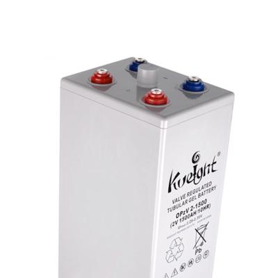 Cina Batteria tubolare 1500ah 2v di Vrla del gel di Opzv per il sistema di batterie del pannello solare in vendita