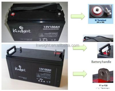 Cina Manutenzione acida al piombo della batteria solare del gel del Agm della famiglia 12v 100ah libera in vendita