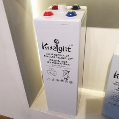 Cina batteria solare del gel di Opzv Batterytubular di lunga vita di 2v 1000ah in vendita