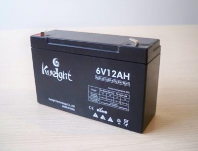 Cina Batteria ricaricabile acida al piombo di UPS del ciclo dell'OEM 6V 12Ah della batteria profonda del gel in vendita