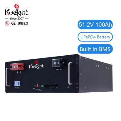 China Van het de Batterijpak LiFePO4 51.2V 100ah van BMS Solar Energy Lithium de Opslag van de het Huisbatterij Te koop