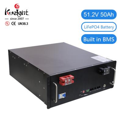 China van de het Huisenergie van 51.2v 50ah van de Accubms Lifep04 het Lithiumbatterij Te koop