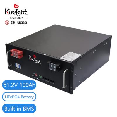 Cina potere del backup di sistema solare del pacchetto della batteria al litio di 51.2v 100ah per fuori il sistema a griglia in vendita