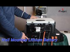 Lifepo4 Wall Mounted Lithium Battery 48v Household For Energy Storage