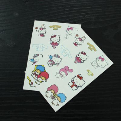 Cina Raffreddi variopinto sicuro personale del tatuaggio di Chirldren della pelle temporanea dell'autoadesivo in vendita