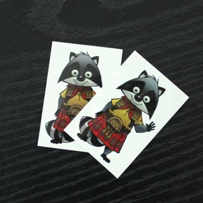 Cina Gli autoadesivi falsi temporanei del tatuaggio del fumetto dei bambini, adattano gli autoadesivi svegli dei tatuaggi in vendita