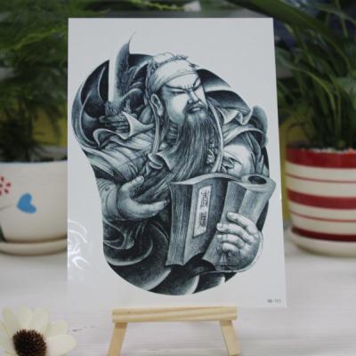 China Waterproof Body Arm Tattoo Stickers , Custom Temporary Tattoo CMYK Printing for sale