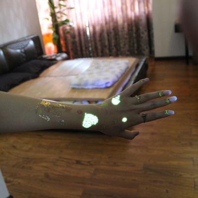 Cina Incandescenza di Changingtemporary di colore nei tatuaggi scuri, tatuaggi duraturi temporanei in vendita