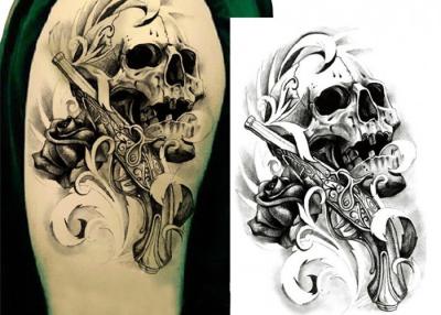 Cina Dimensione e modelli su misura autoadesivo temporaneo del tatuaggio di progettazione di modo in vendita