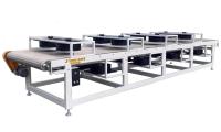 China Lacquer UV Roller Coating Machine 1300mm Working Width for SPC LVT WPC Floor for sale