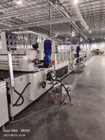 China UV Roller Coating Machine 1200mm Adjustable Width for Paper Cardboard Plastic for sale