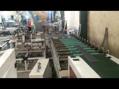 Automatic IXPE/EVA film laminator for SPC/WPC flooring