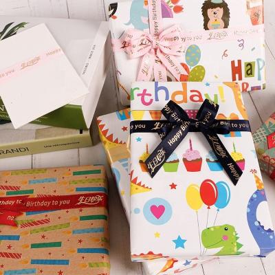 Cina Pacchetto regalo MSD a prova di umidità per Natale Festa festa quotidiana carta di avvolgimento Kraft Art in vendita