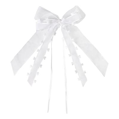 Cina Poliester Cuore Organza capelli Archi nastri per bellissimi accessori di capelli di farfalla in vendita
