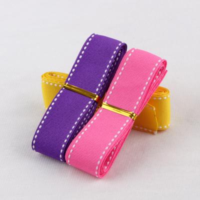 China Doppelgesicht 1 Zoll Grosgrain Band 100% Polyester perfekt für Handwerk zu verkaufen