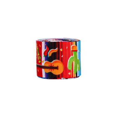 China Gepersonaliseerd Grosgrain lint in elegante Mexicaanse stijlen voor Halloween 2023 gegarandeerd Te koop