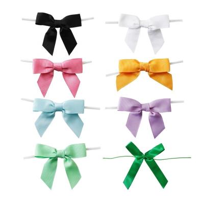 Cina MSD Grosgrain e Satin Nastro Bottiglia Arco Decorazione Personalizza Dimensioni Nastro Arco con Loop in vendita