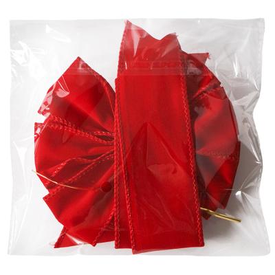 China Christmas Bows Made of Red Velvet Perfect for Adding a Touch of Glamour to Your Decor for sale