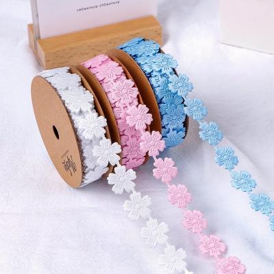 China 25mm Love Butterfly Pattern Ultrasonic Embossed Ribbon for DIY Gift Wrapping MSD for sale