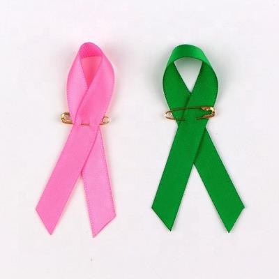 Cina Grado 4 o più Fiducia del colore Rosa satinato Consapevolezza del cancro al seno Nastro incantesimi in vendita