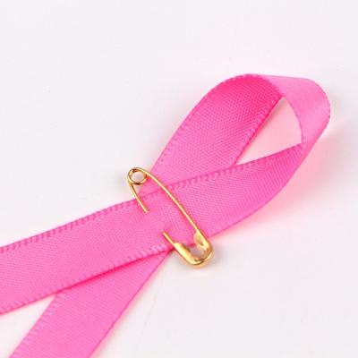 Cina Grado 4 o più Fiducia del colore Rosa satinato Consapevolezza del cancro al seno Nastro incantesimi in vendita