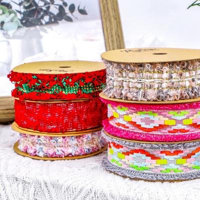 China MSD 2.2cm Jacquard Ribbon Acessórios de vestuário para vestuário de celebração 100% poliéster à venda