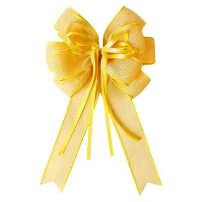 China Kerstversiering Boeken van boeken van boeken van boeken van 63 mm Draadbanden Gele en Roze Te koop