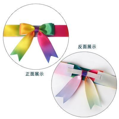 Cina Scatola regalo Imballaggio Nastro con Stretch Loop di MSD in colori arcobaleno e design personalizzato in vendita