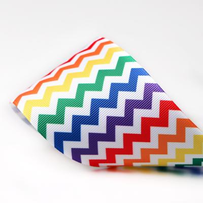 China 25 mm Grosgrain Band mit Moire Expressions Stoff aus 100% Polyester zu verkaufen