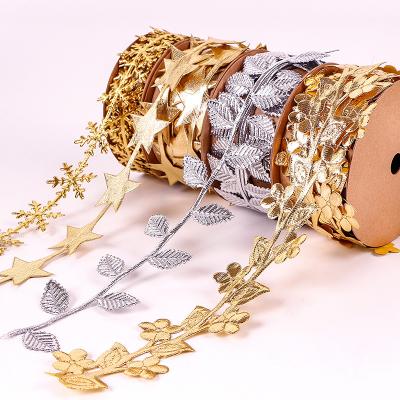 China Faixa de corte de tecido para decoração de festas de aniversário e embalagem de presentes 100% poliéster à venda