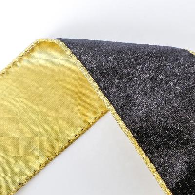Cina MSD Design Wire Edge Velvet Wire Ribbon Vintage Custom Ribbon per la decorazione di Natale in vendita