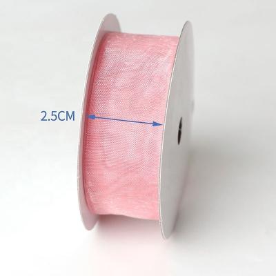 Cina Set di nastri di tessuto grosso di satinato per la decorazione di nozze in colori solidi o stampati in vendita