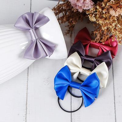 Cina MSD Arco per capelli neri fatto a mano per ragazze Capelli con poliestere Arco per bottiglia decorativo in vendita